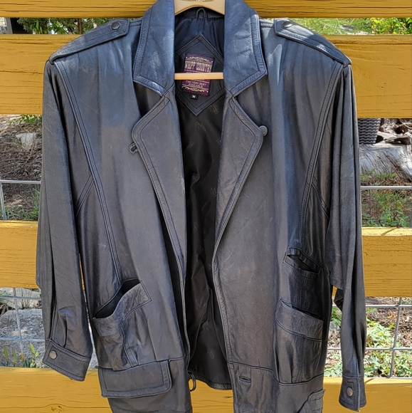 Whipp Country | Jackets & Coats | Very Cool Black 0 Leather Bomber ...